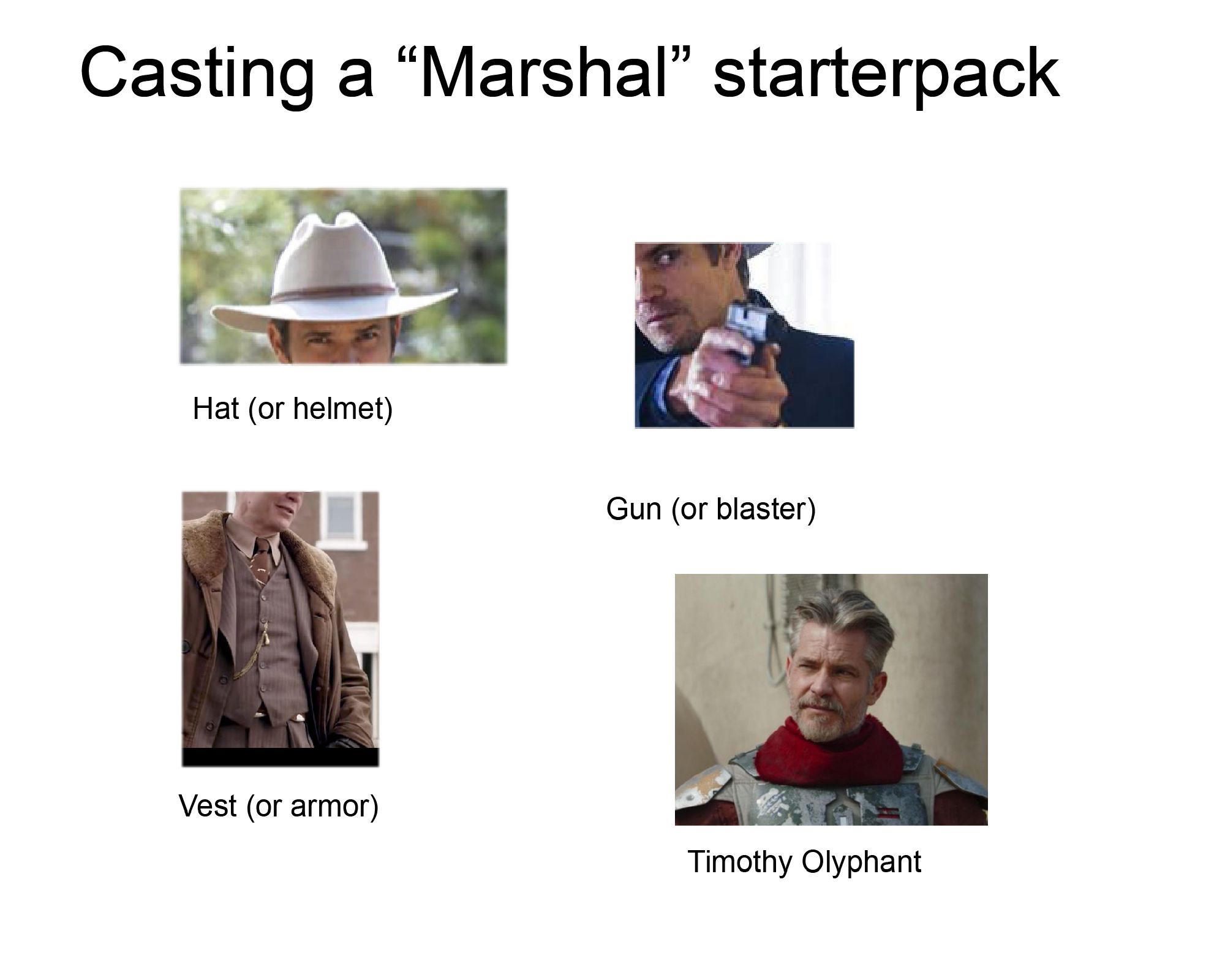 Casting a Marshal starterpack | /r/starterpacks | Starter Packs | Know ...