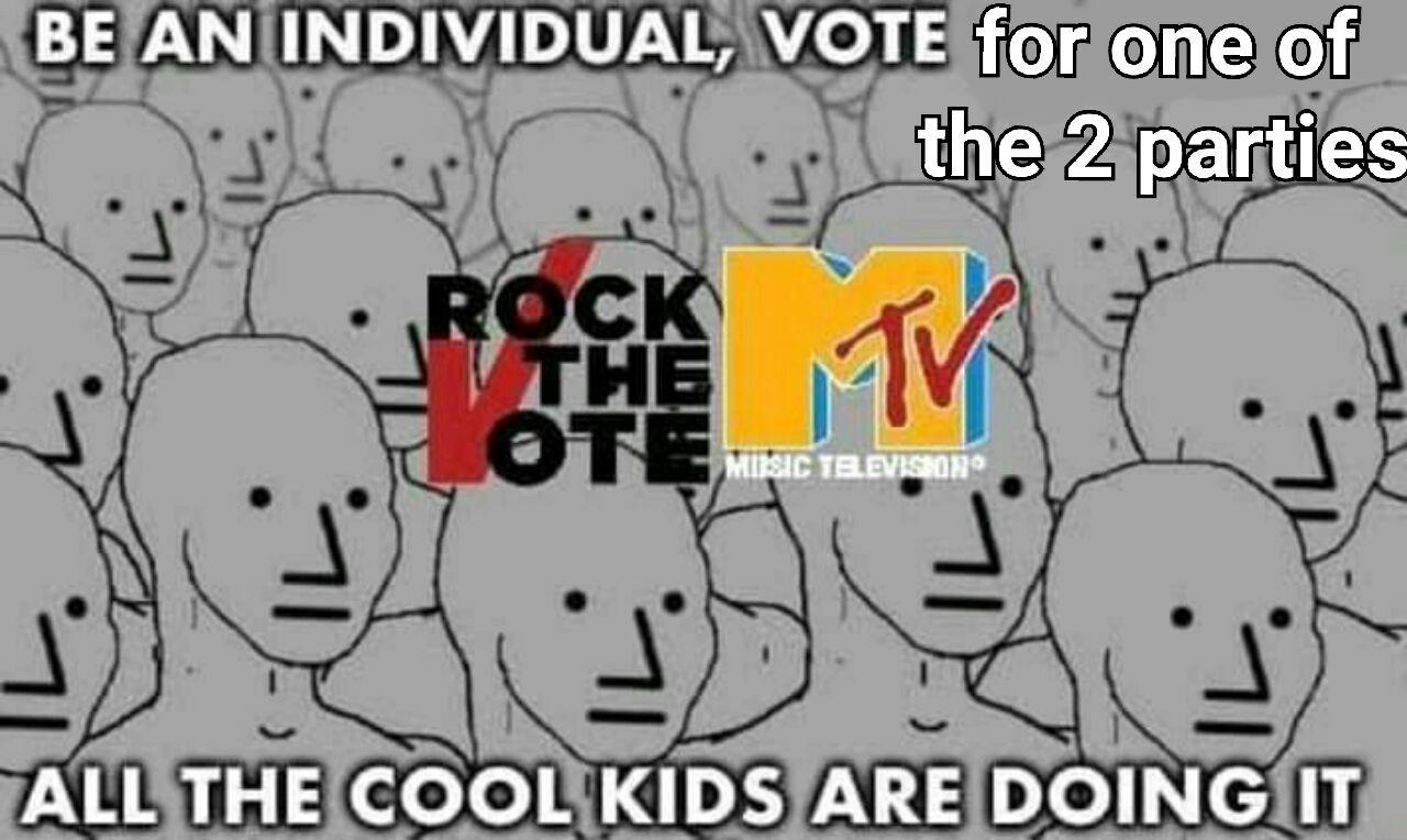 npc crowd (voting) | NPC Wojak | Know Your Meme