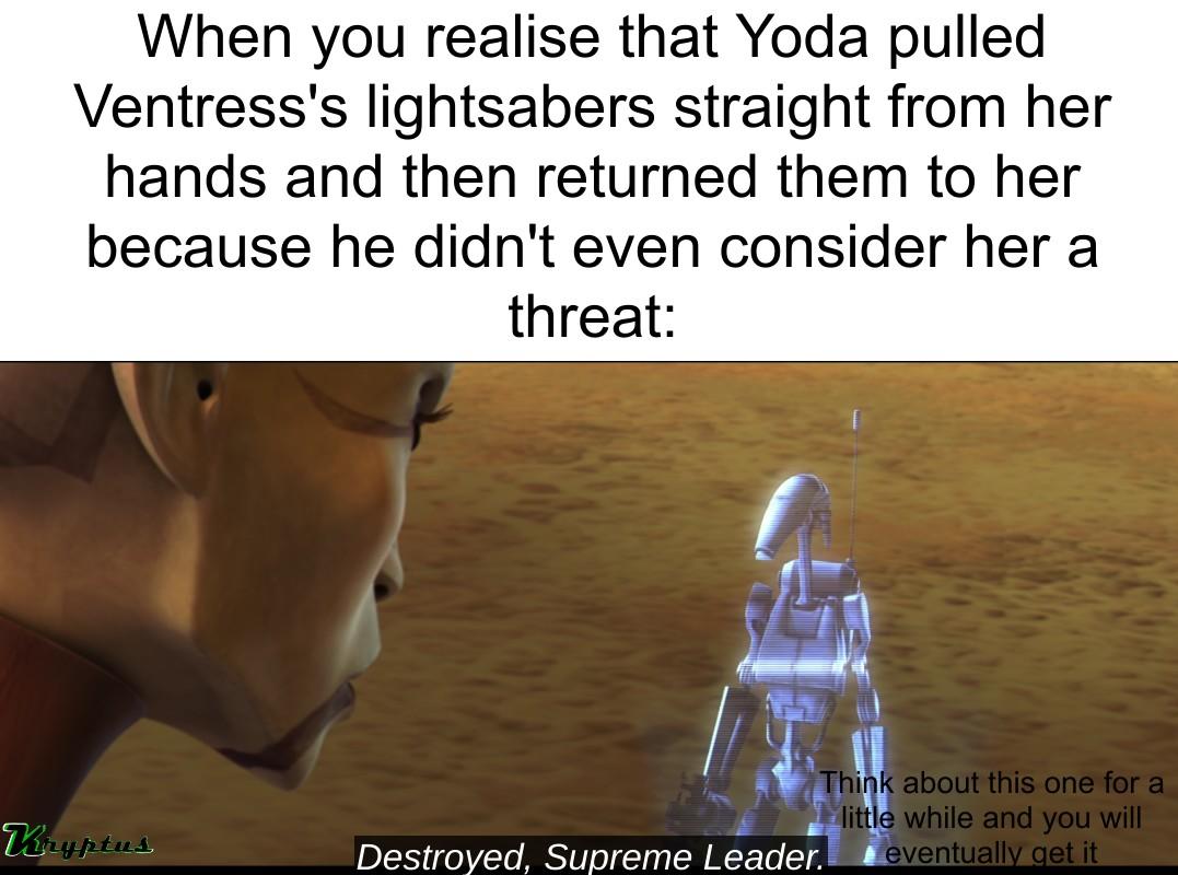 Making a meme for every B1 Battle Droid line in The Clone Wars Post 47 ...