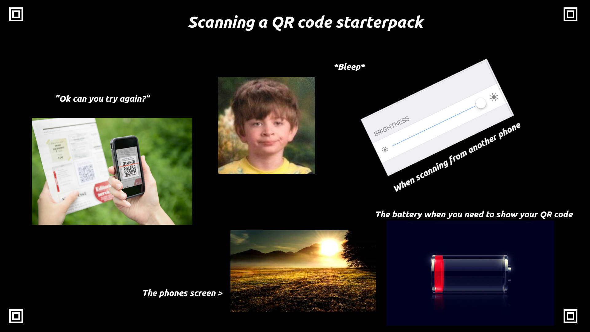 Scanning a QR code starterpack | /r/starterpacks | Starter Packs | Know Your Meme