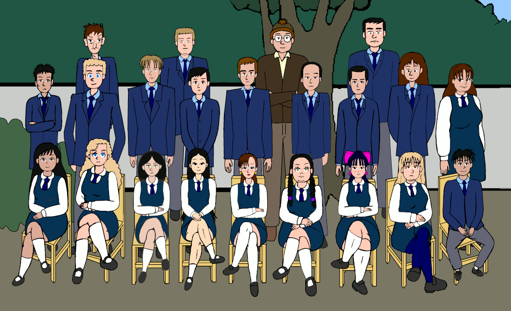 A graduation photo from my old webcomic | Spot the Main Character ...