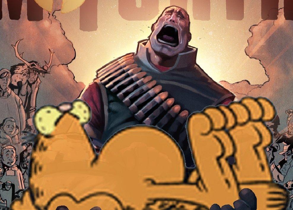 Heavy Cries Over Fallen Garfield | Garfield | Know Your Meme