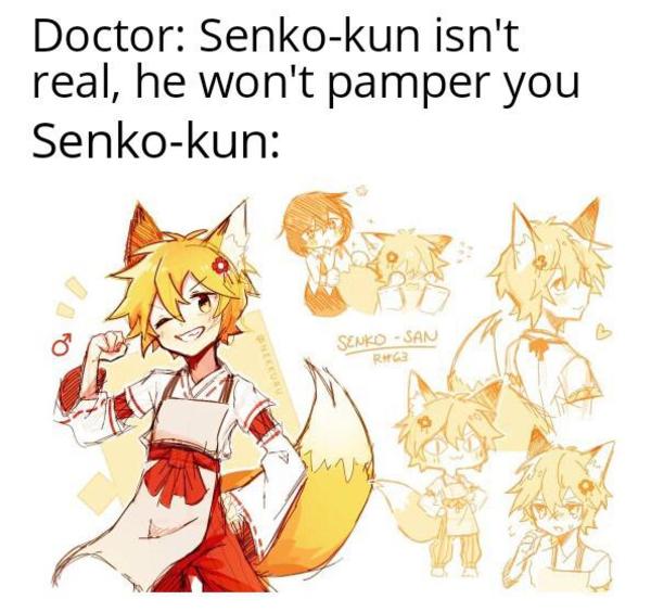 Genderswap Senko is oddly still precious | The Helpful Fox Senko-san ...