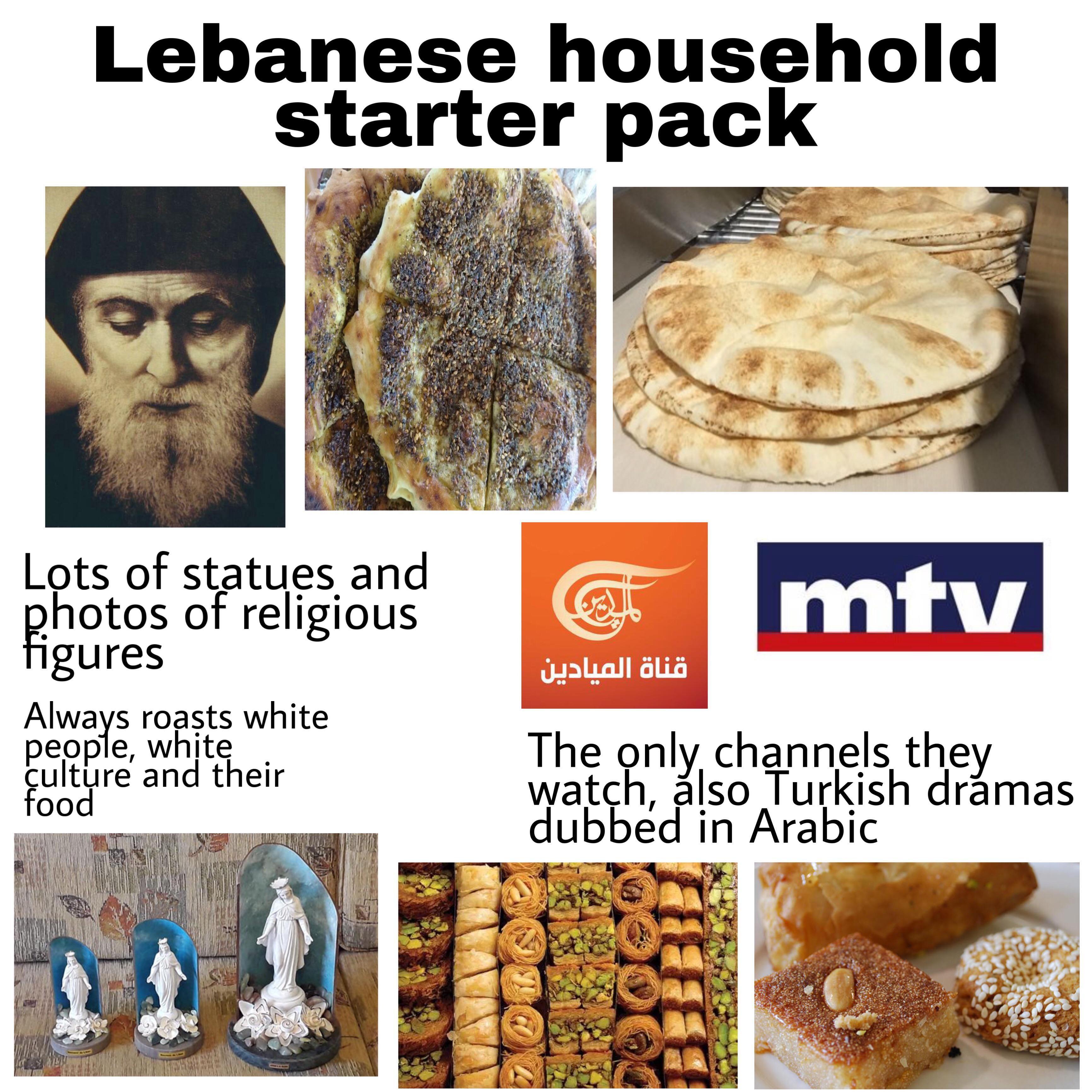 Lebanese Immigrant Household starter pack | /r/starterpacks | Starter ...