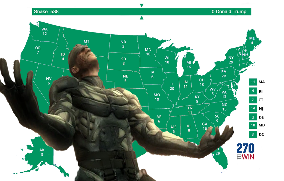 Colonel, I have successfully become president of the united states ...