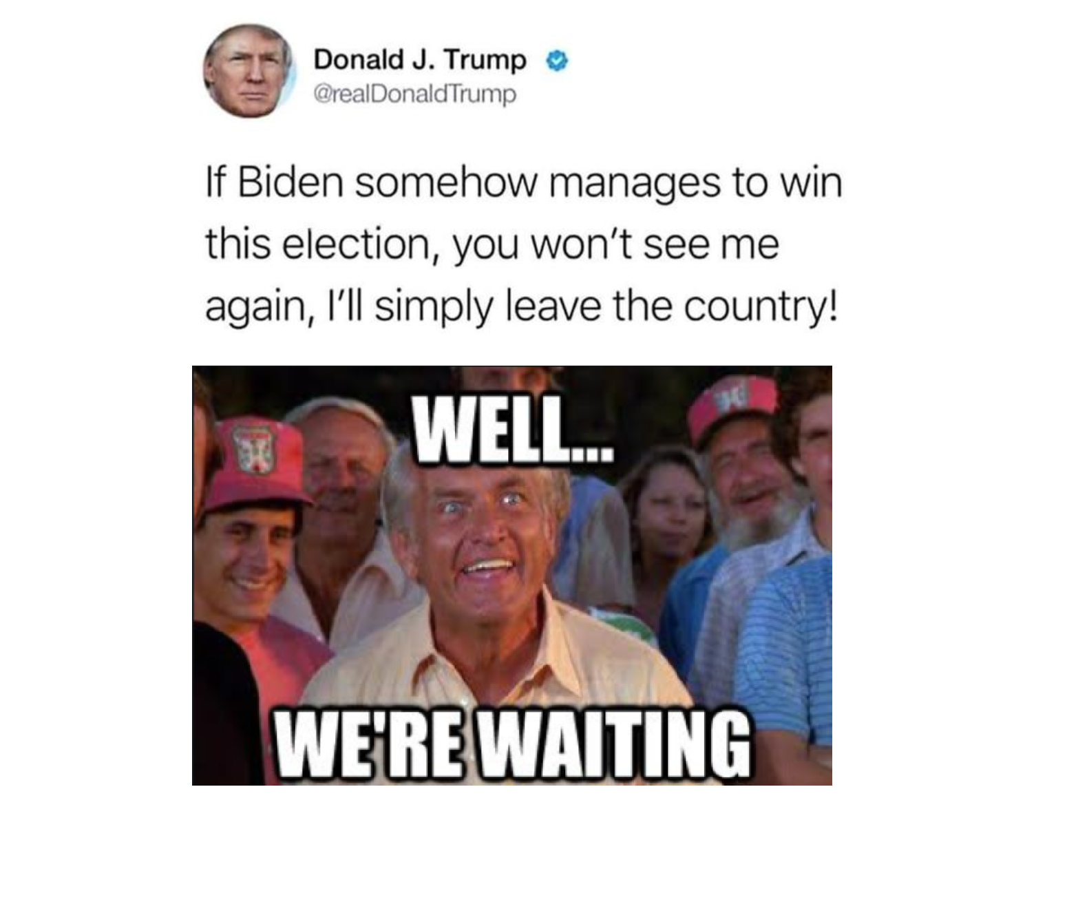 Well, You Said... | 2020 United States Presidential Election | Know ...