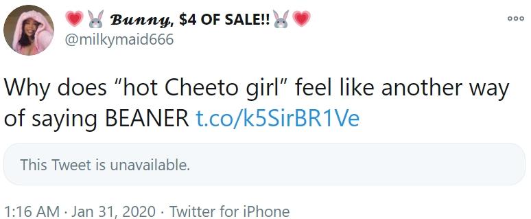 Why does “hot Cheeto girl” feel like another way of saying BEANER | Hot ...