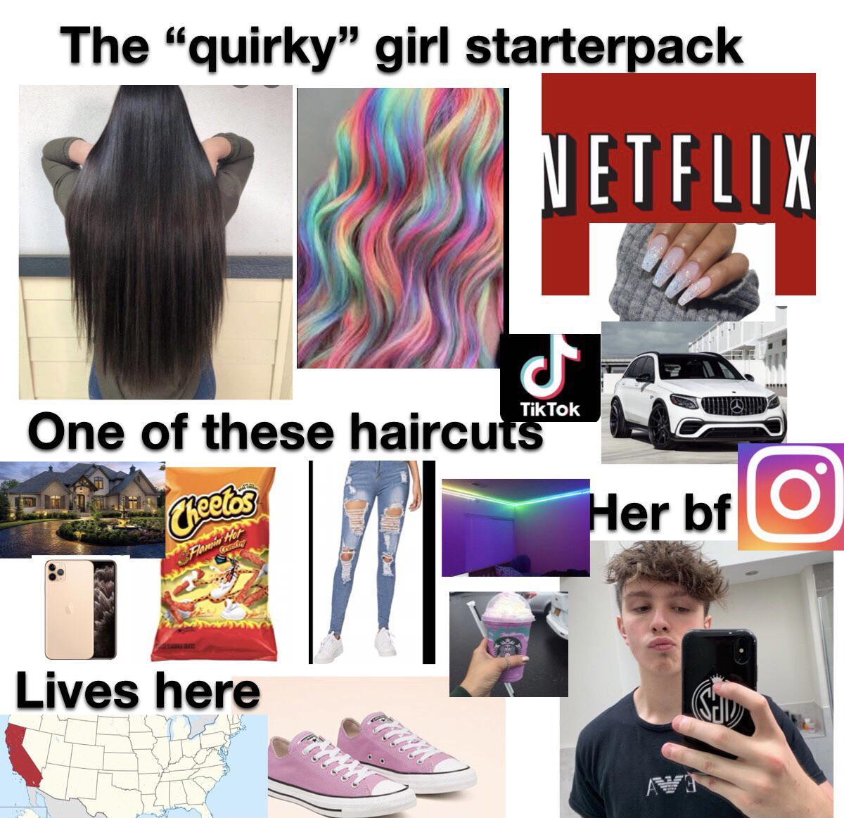 The “quirky” girl starterpack | /r/starterpacks | Starter Packs | Know ...