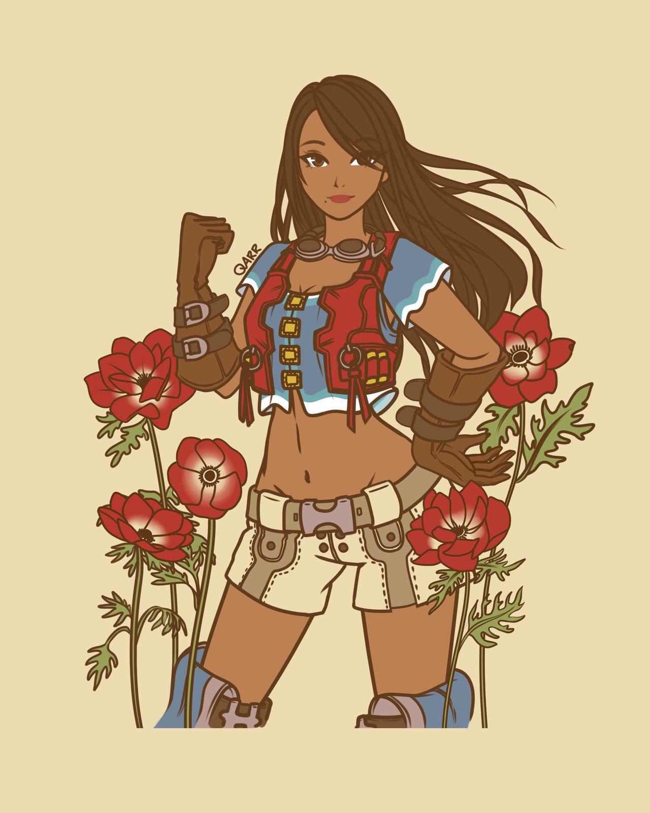 Sharla with Flowers | Xenoblade Chronicles | Know Your Meme