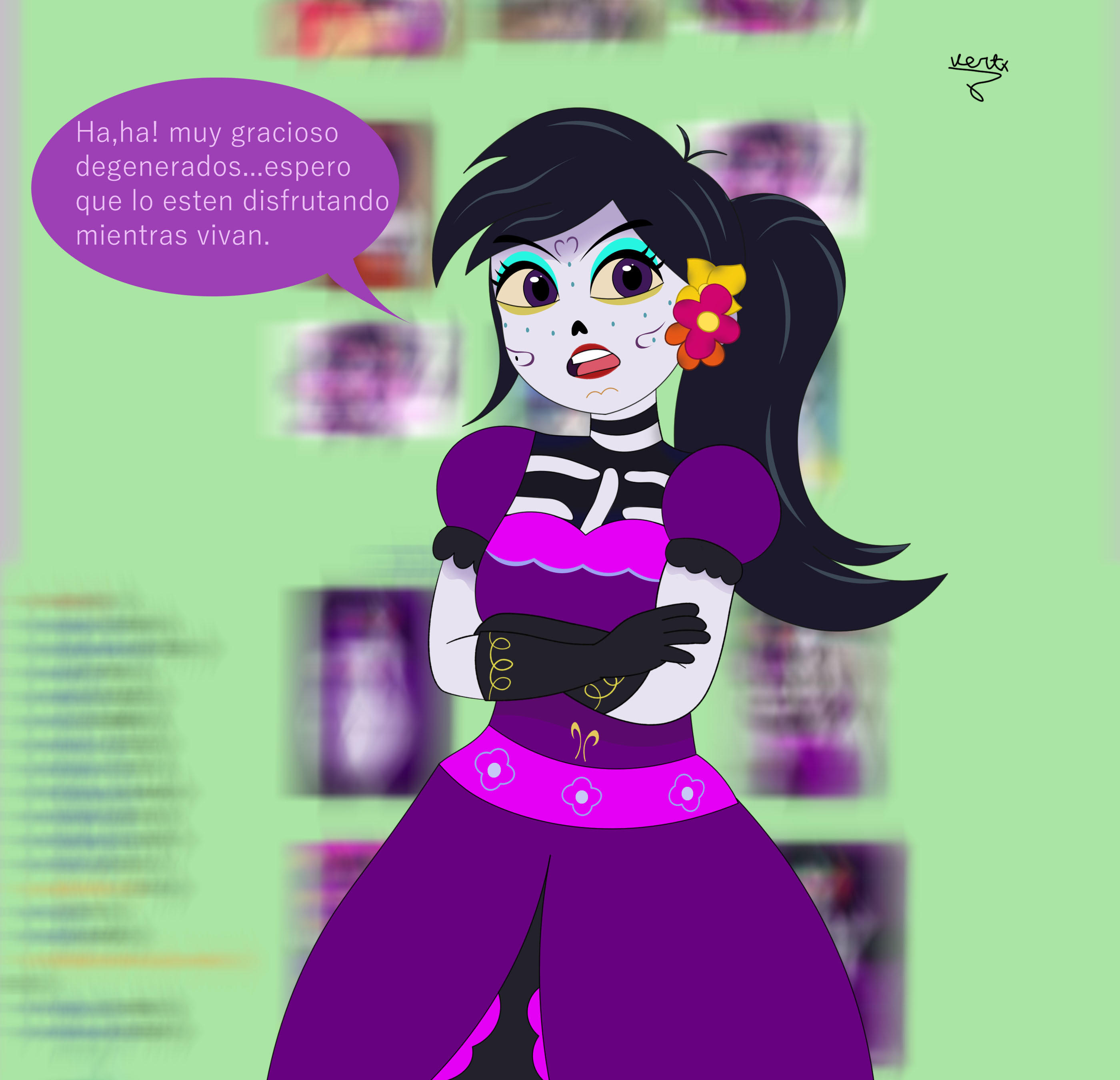 HA HA! muy gracioso | Catalina la Catrina | Know Your Meme