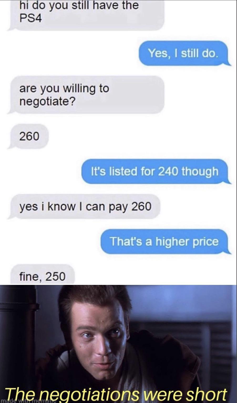 200 IQ haggle | /r/PrequelMemes | Prequel Memes | Know Your Meme