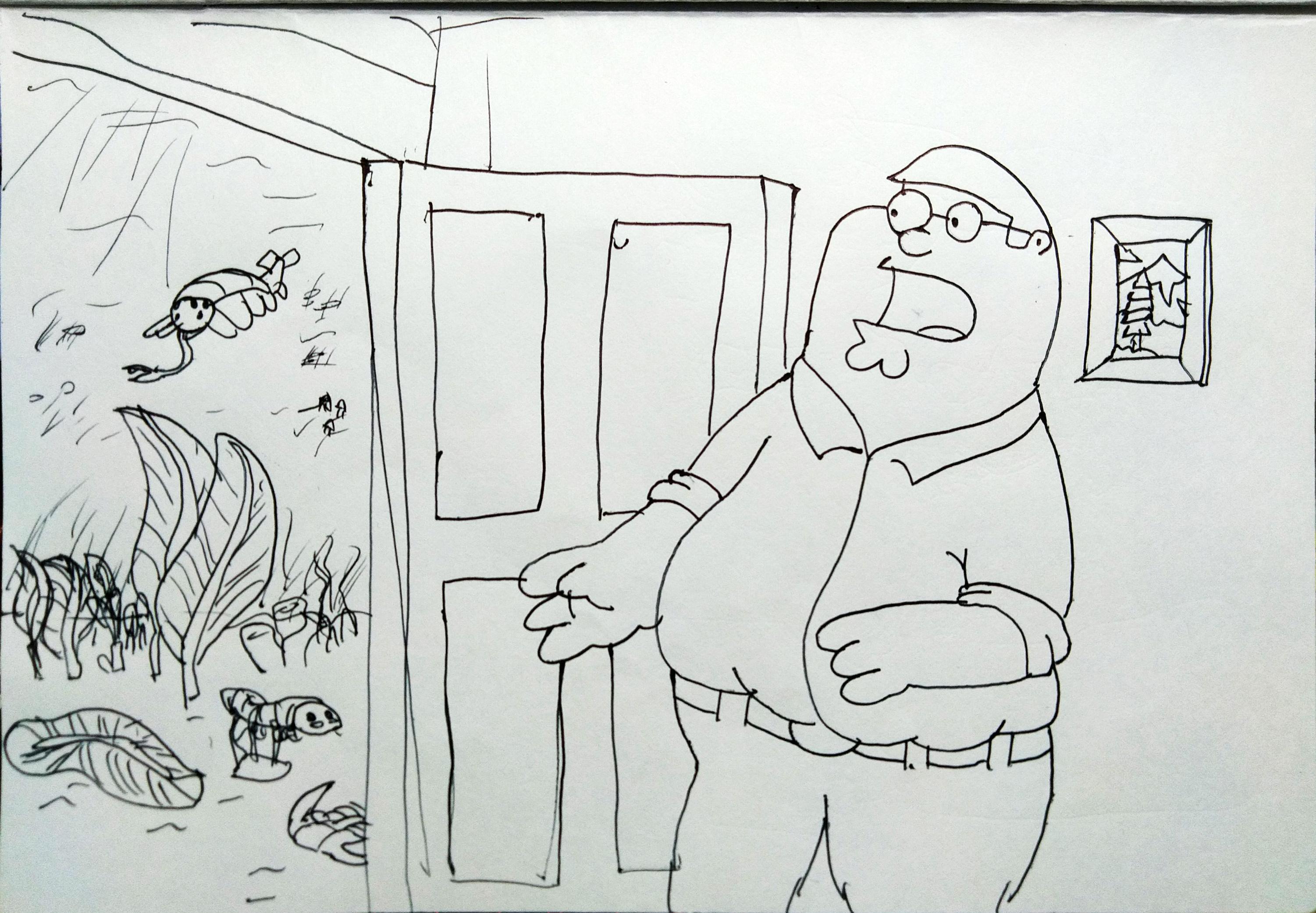 Holy crap Lois it's the Cambrian ecosystem! | Peter Griffin At The Door ...