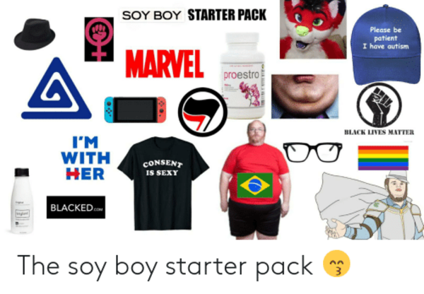 the soy boy starter pack | Starter Packs | Know Your Meme