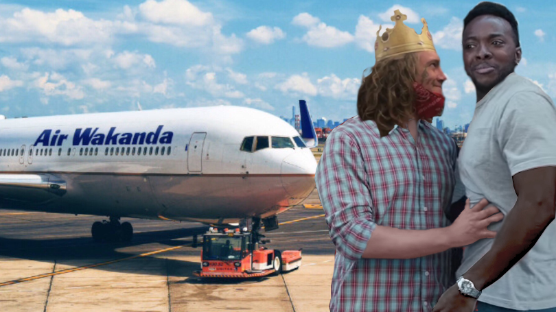 African Kings meet | JetBlue Racist Burger King | Know Your Meme
