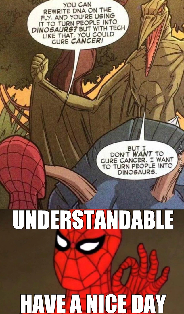 Okay | "But I Don't Want To Cure Cancer. I Want To Turn People Into ...