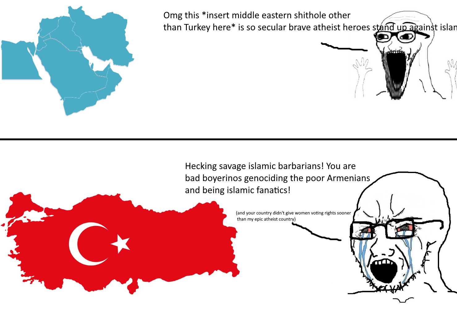 turkey | Soy Boy Face / Soyjak | Know Your Meme