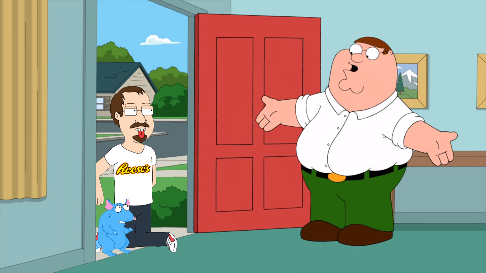 Holy crap Lois, it's that crippled YouTuber Ricky Berwick and his fat ...