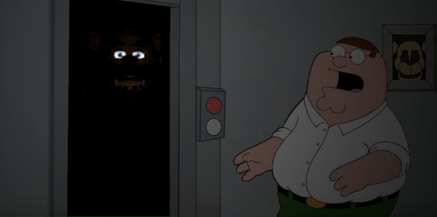Holy crap Lois, Freddy Fazbear is alive! | Peter Griffin At The Door ...
