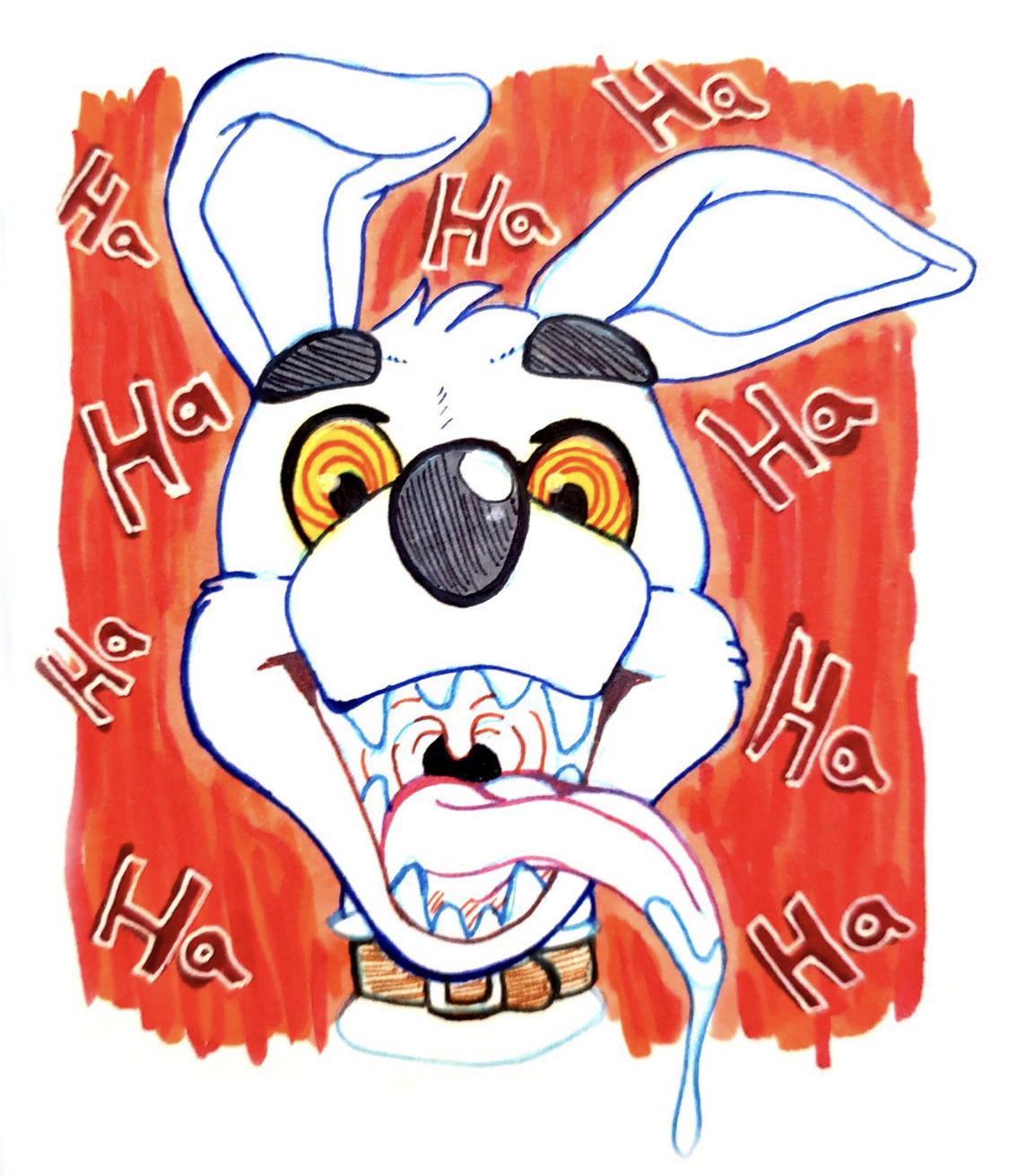 Ripper Roo laughing by Nostalgiczilla | Crash Bandicoot | Know Your Meme