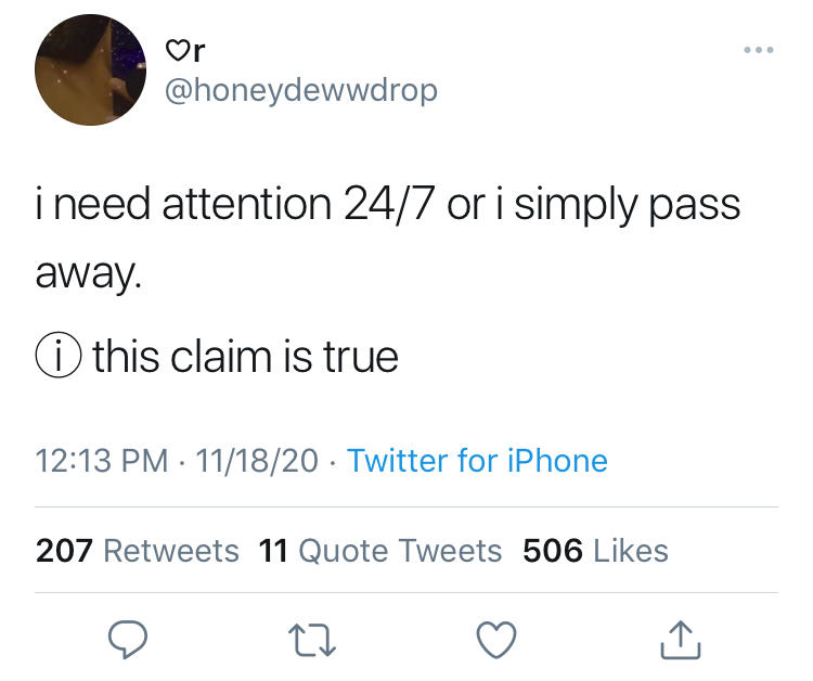 Attention | Twitter Fact-Checking Parodies | Know Your Meme