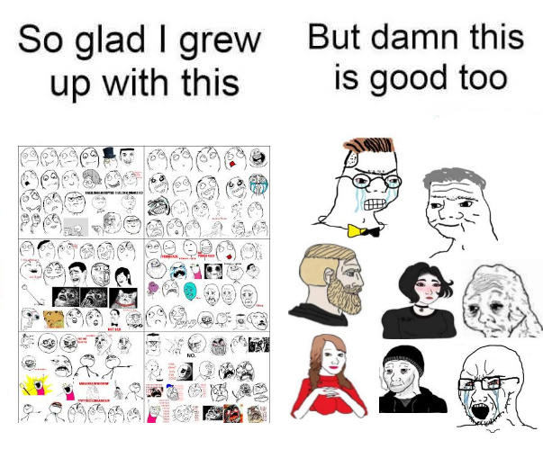 glad i grew up with this | Rage Comics | Know Your Meme