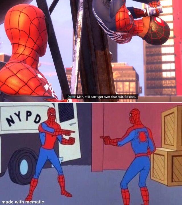 Same Suit | Marvel's Spider-Man | Know Your Meme