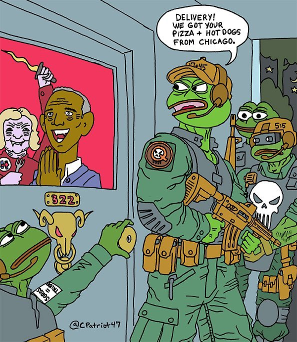 Deliver! We got your pizza + hot dogs from Chicago. Soros = Trude ...