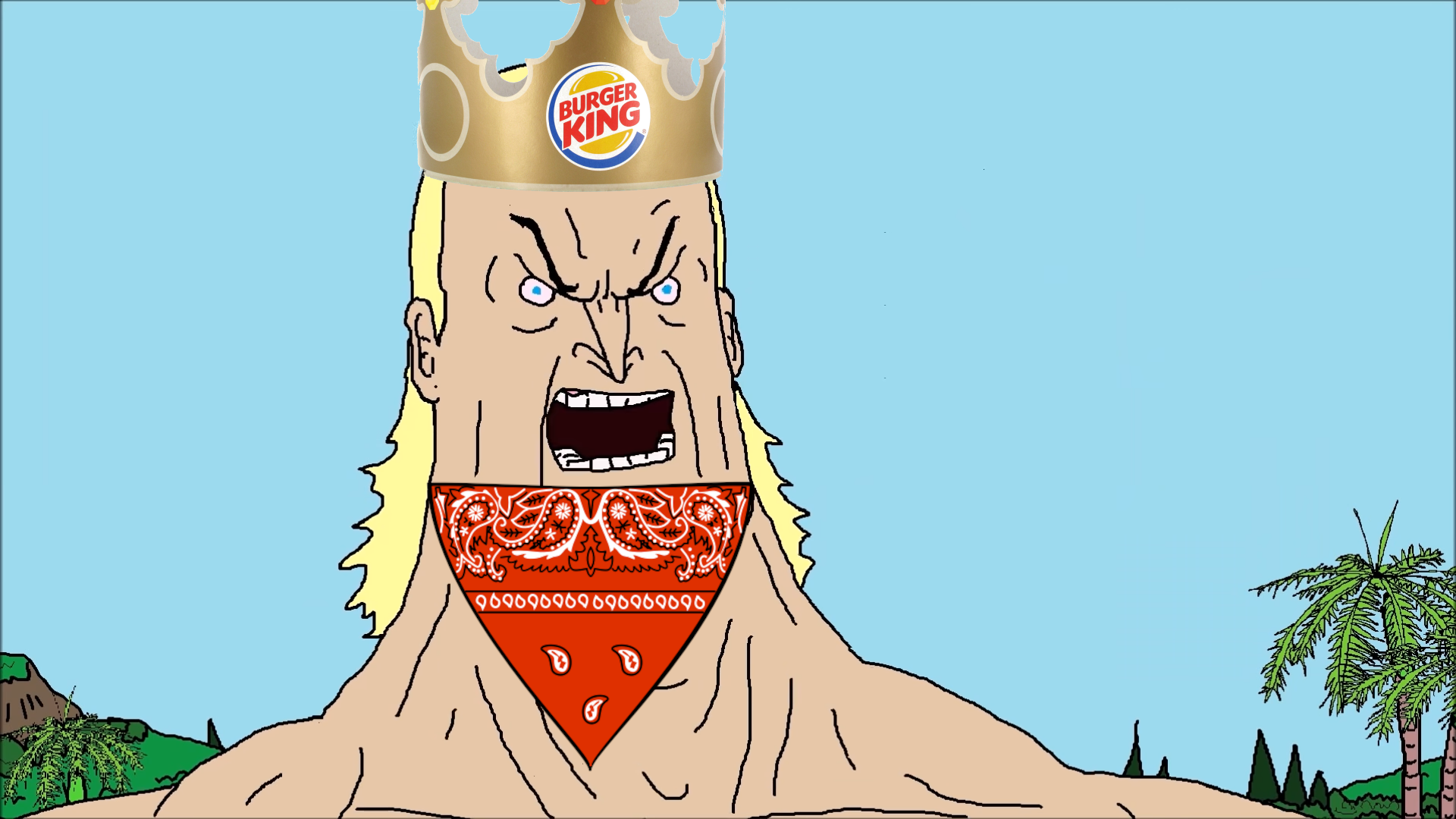 GigaChud summons the Kang | JetBlue Racist Burger King | Know Your Meme