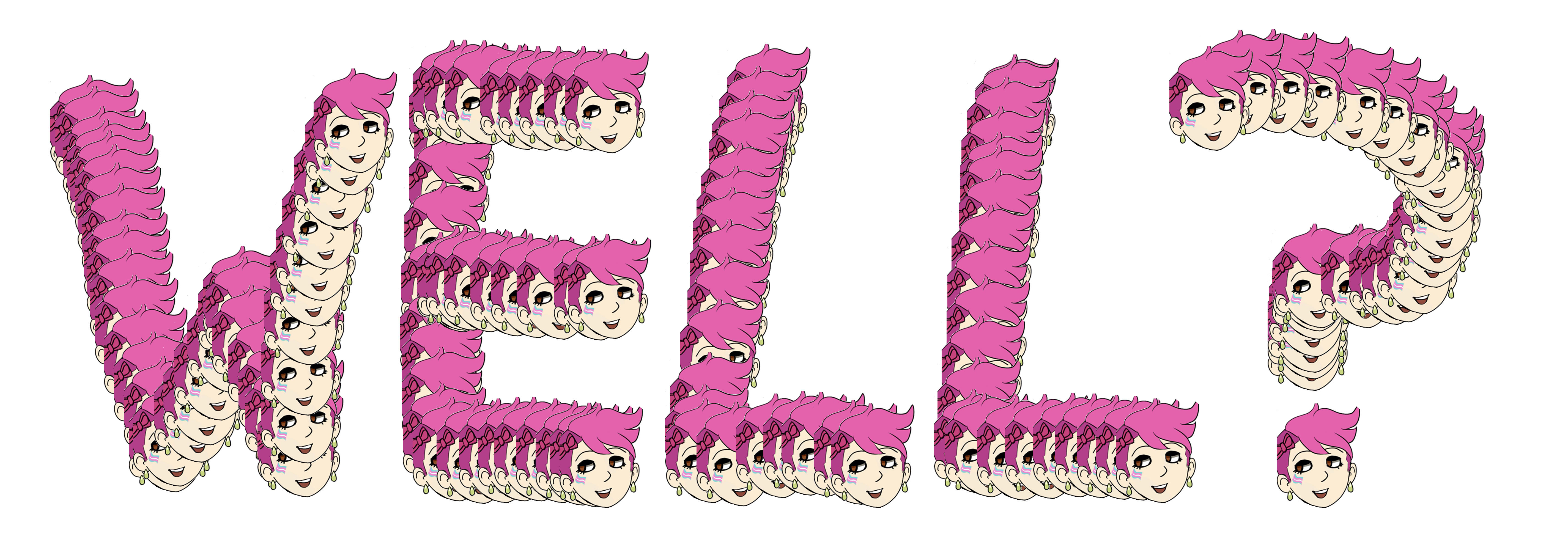 well? | Pink-haired Enbie | Know Your Meme