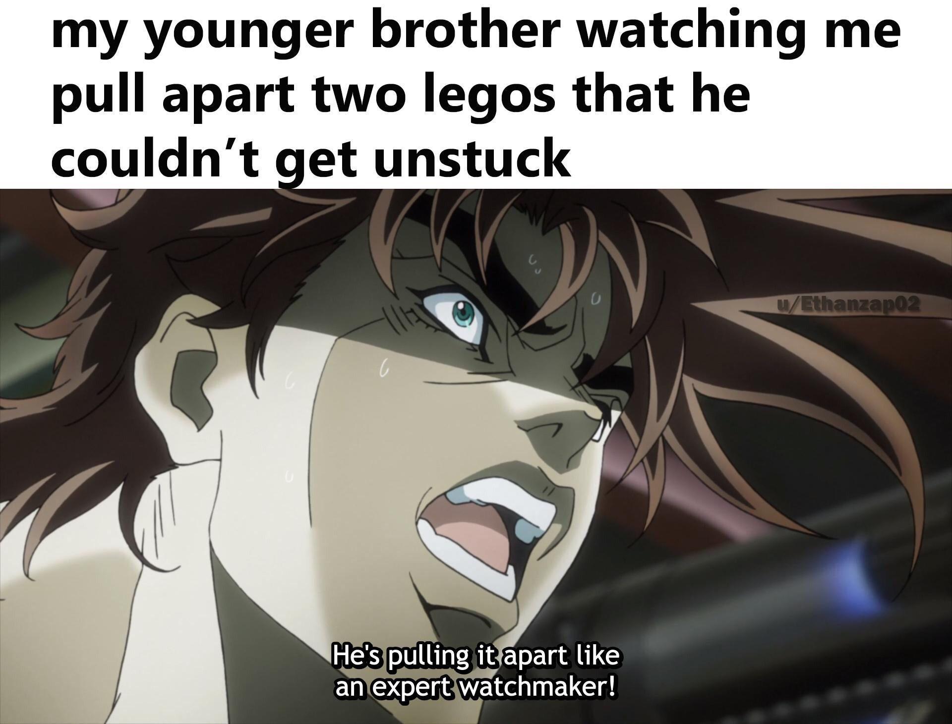 guess you can call me a master builder | /r/ShitPostCrusaders/ | JoJo's ...