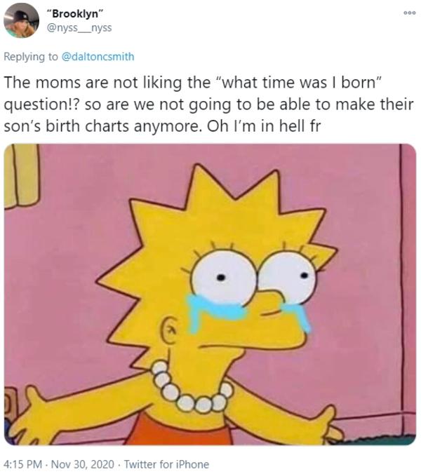 The Moms Are Not Liking The what Time Was I Born Question What 