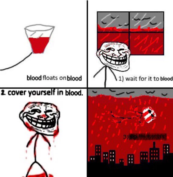blood | Cover Yourself in Oil | Know Your Meme
