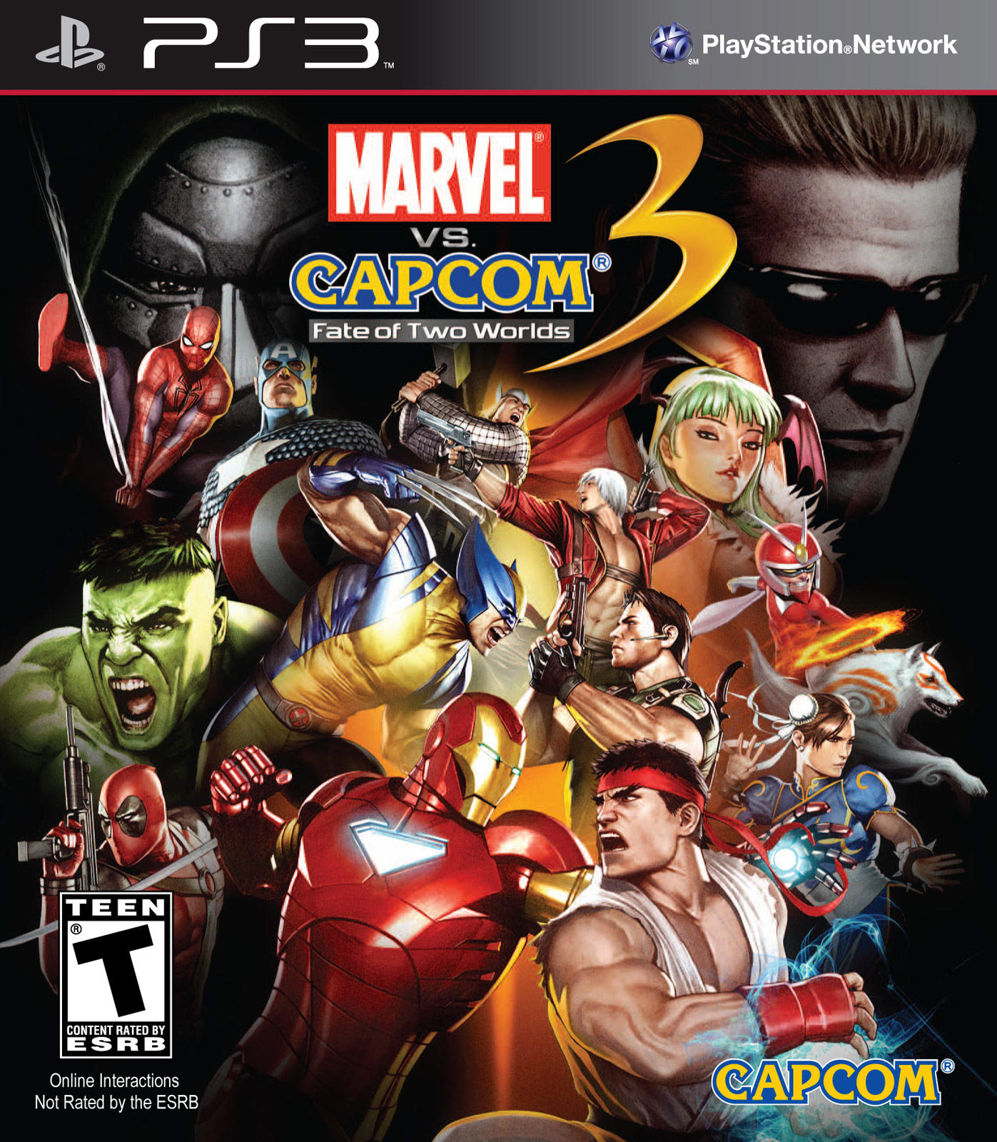 Marvel vs. Capcom 3 box art (NA) | Marvel vs. Capcom | Know Your Meme