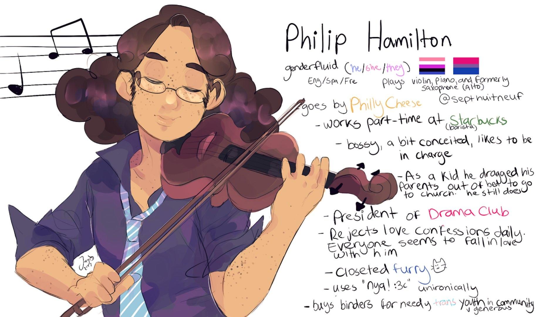 Philip Hamilton | Miku Binder Thomas Jefferson AU | Miku Binder Thomas ...