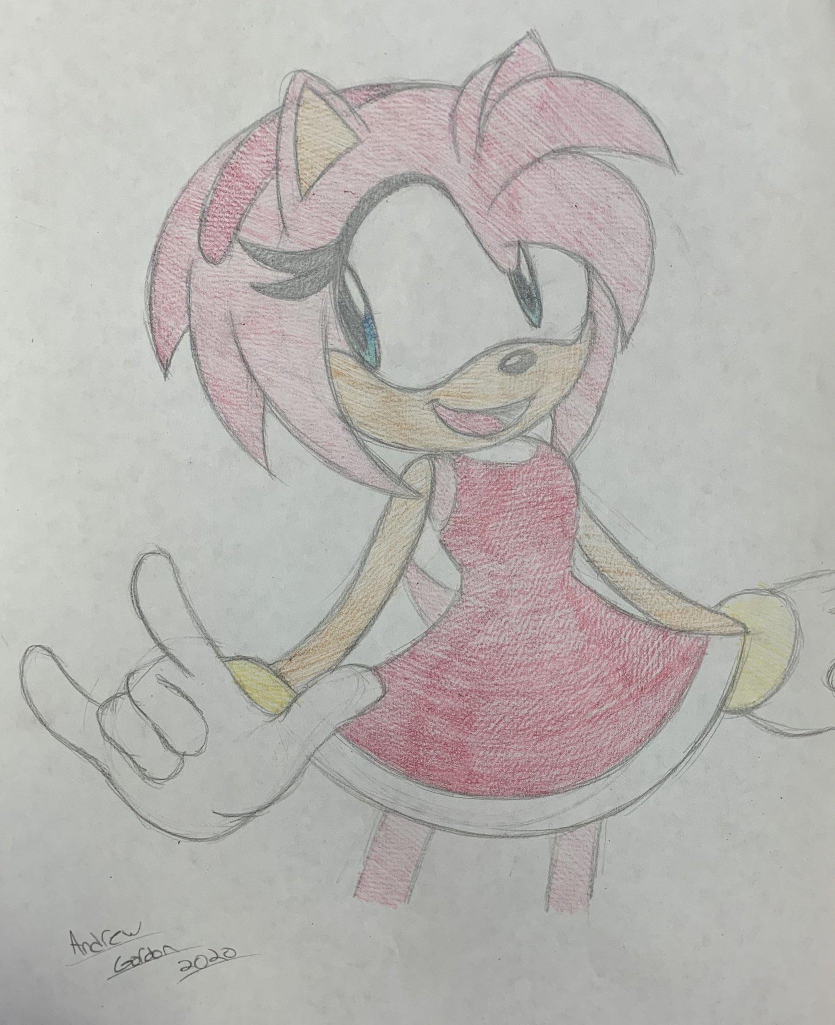 Amy drawing | Sonic the Hedgehog | Know Your Meme