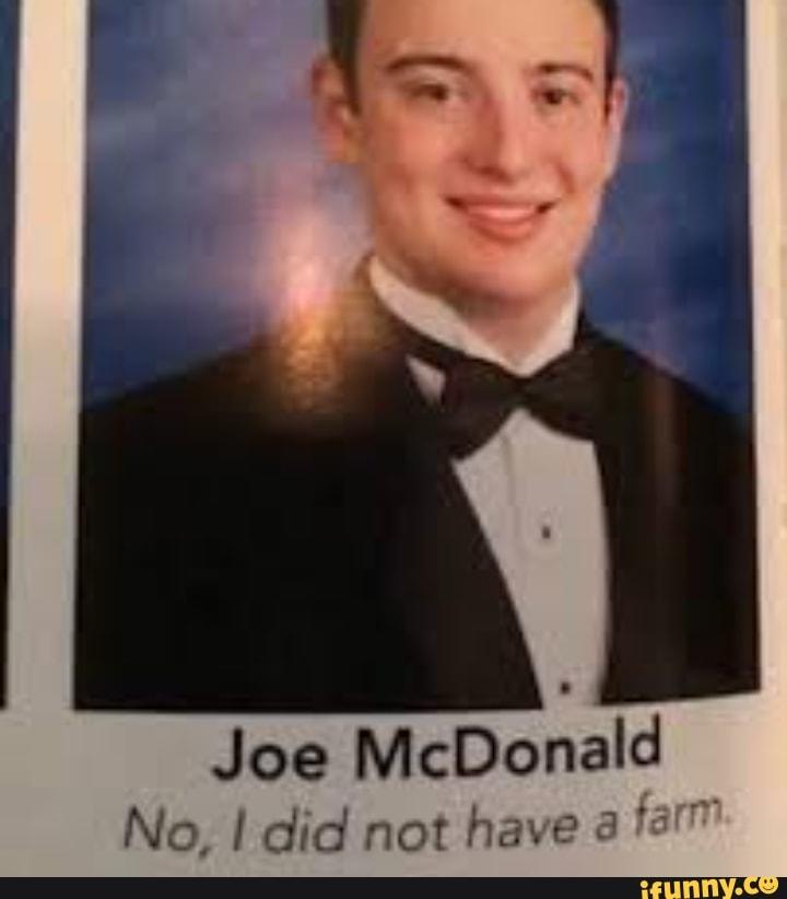 E I E I O | High School Senior Yearbook Photos | Know Your Meme