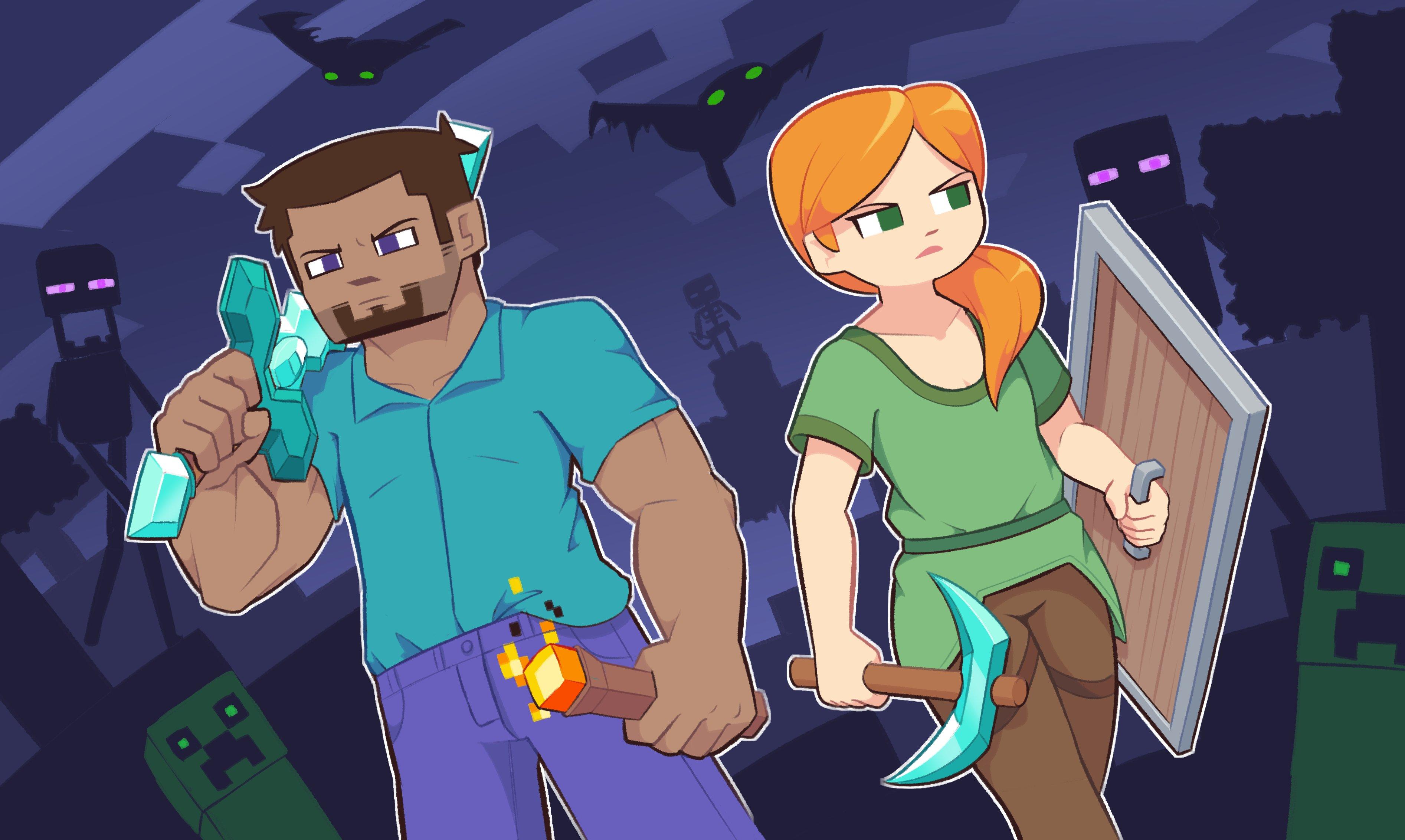 Steve & Alex | Minecraft | Know Your Meme