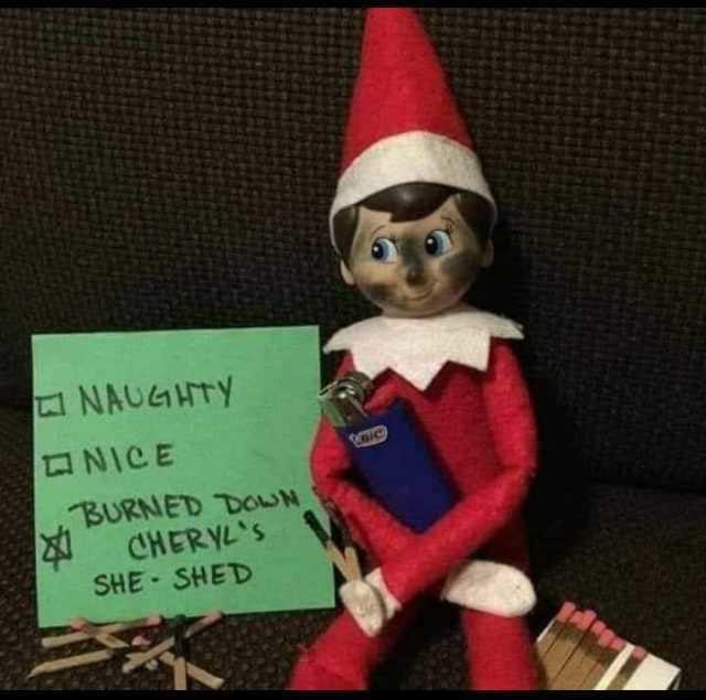 Elf on a Shelf | Sheryl's She-shed | Know Your Meme