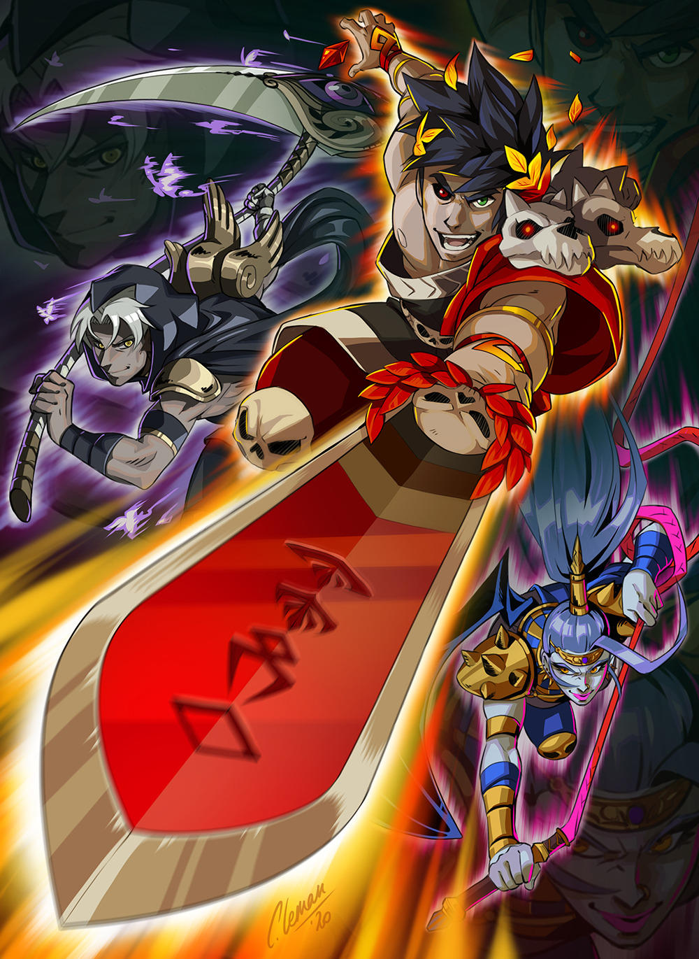 "Zag, Than and Meg", by Cathiane | Hades | Know Your Meme