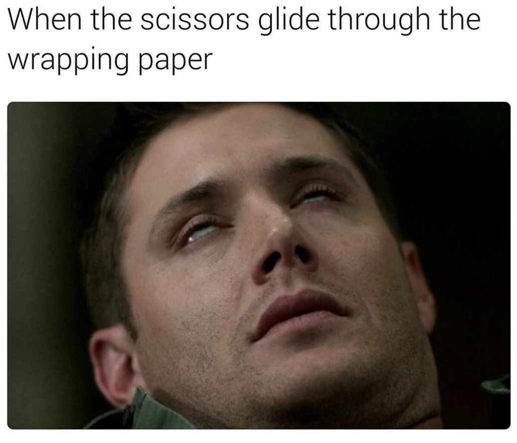 When the scissors glide through the wrapping paper | Cutting Wrapping ...