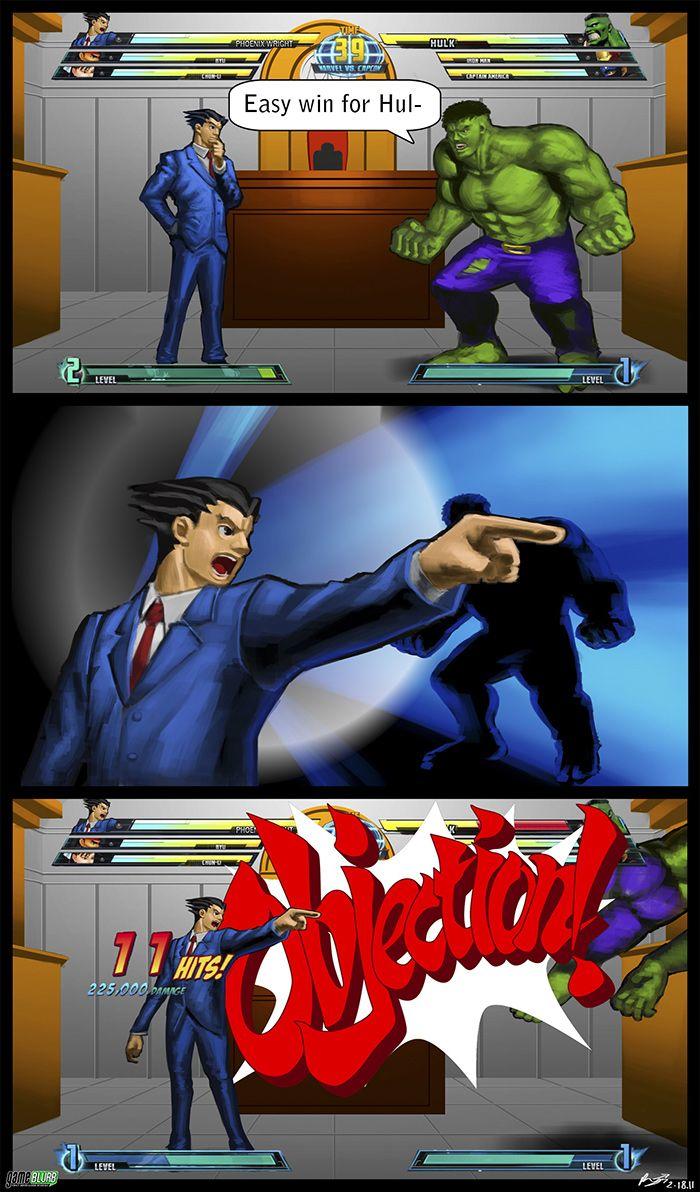 OBJECTION! | Marvel vs. Capcom | Know Your Meme