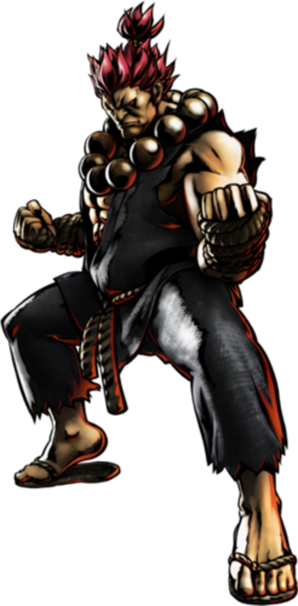 Ultimate Marvel vs. Capcom 3 Akuma character art | Marvel vs. Capcom ...