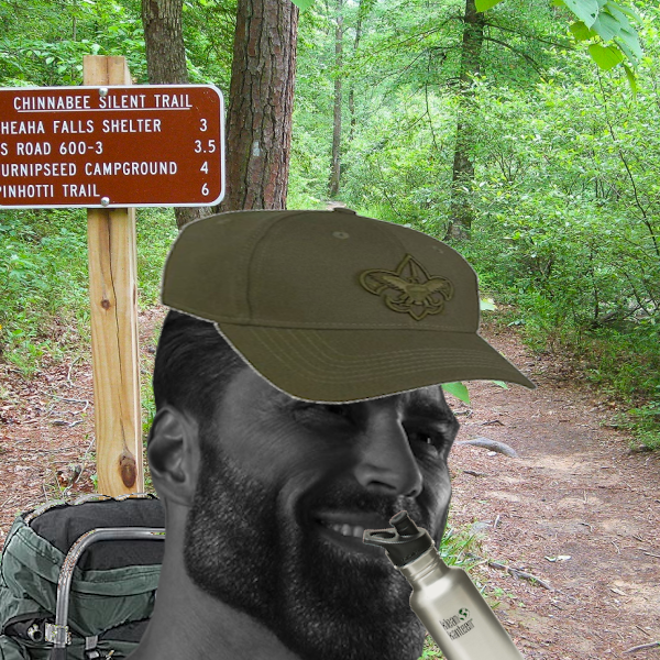 Hiker gigachad | GigaChad | Know Your Meme
