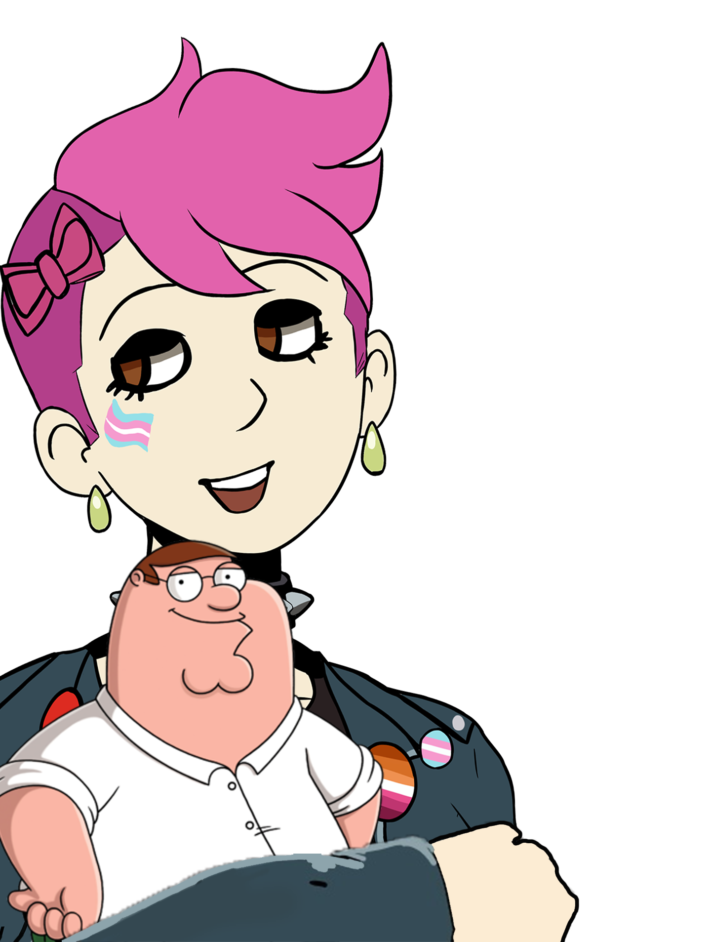 Enbie with peter | Pink-haired Enbie | Know Your Meme