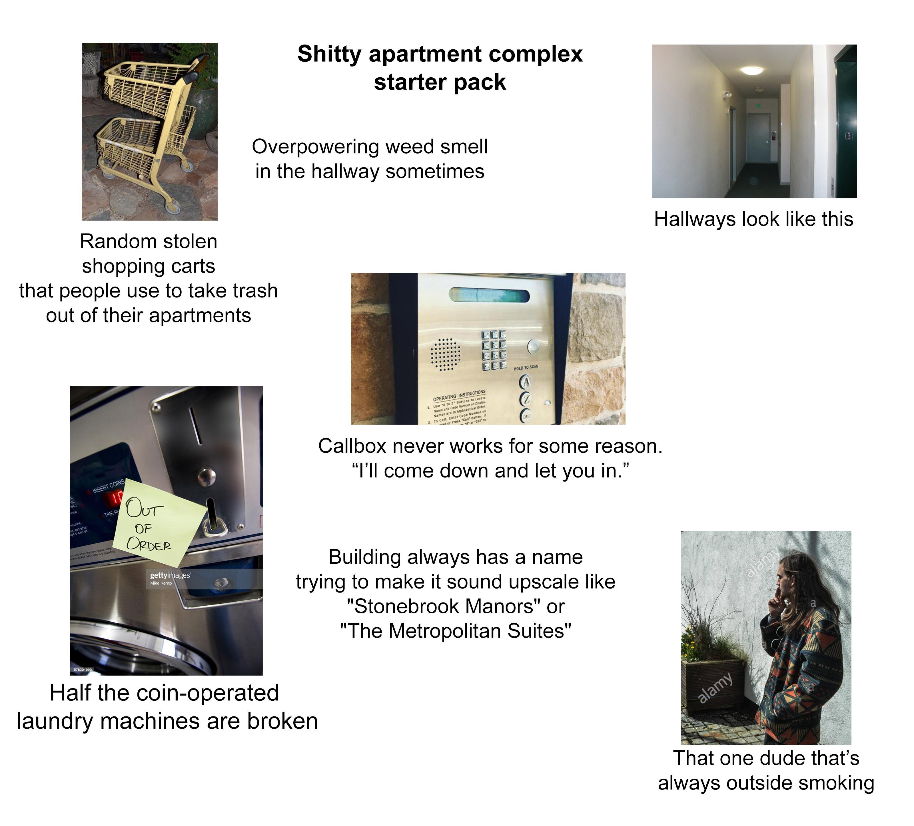 Shitty apartment building starter pack | /r/starterpacks | Starter ...