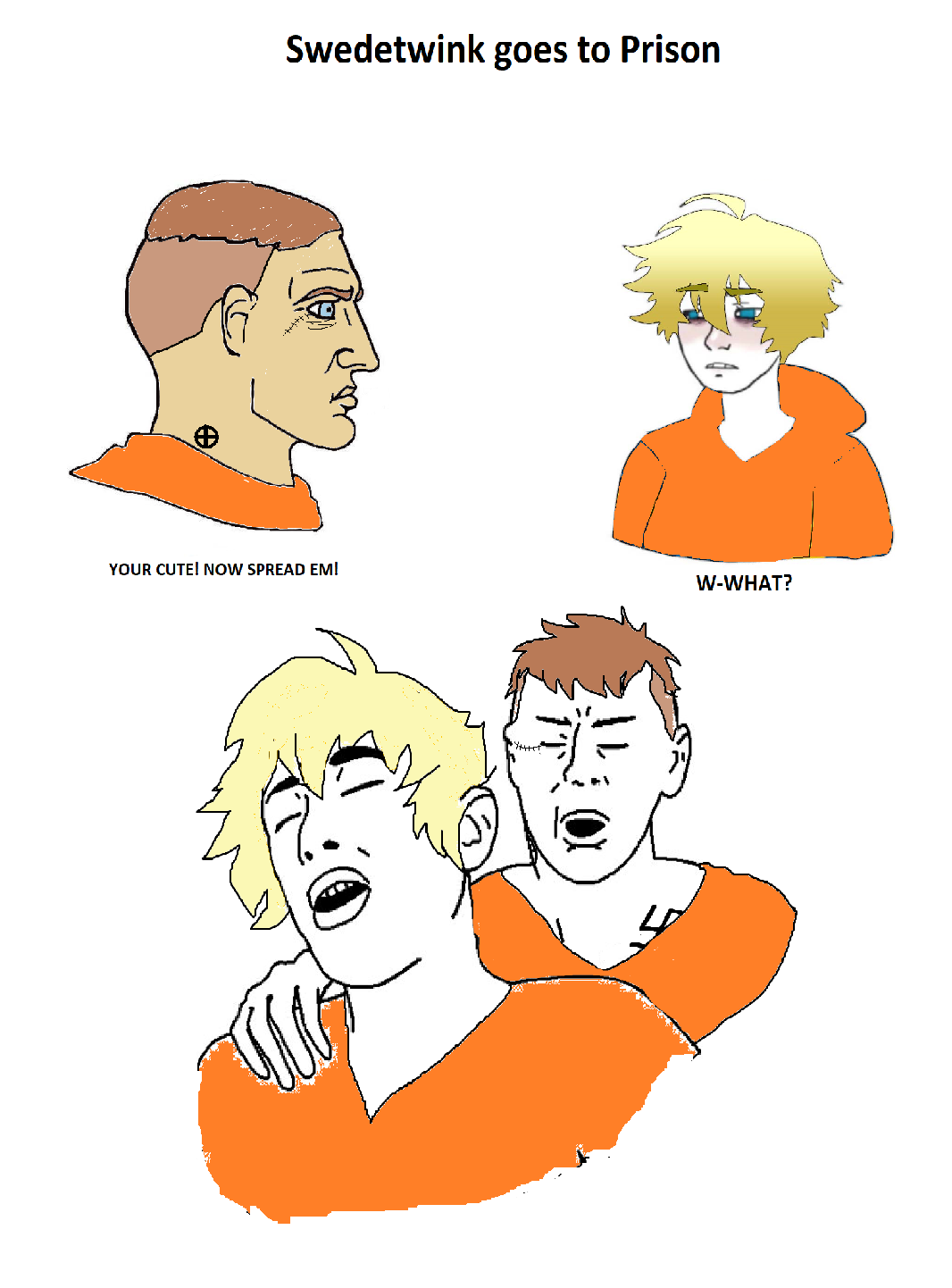 twinkjak (swede) in prison | Wojak Comics | Know Your Meme