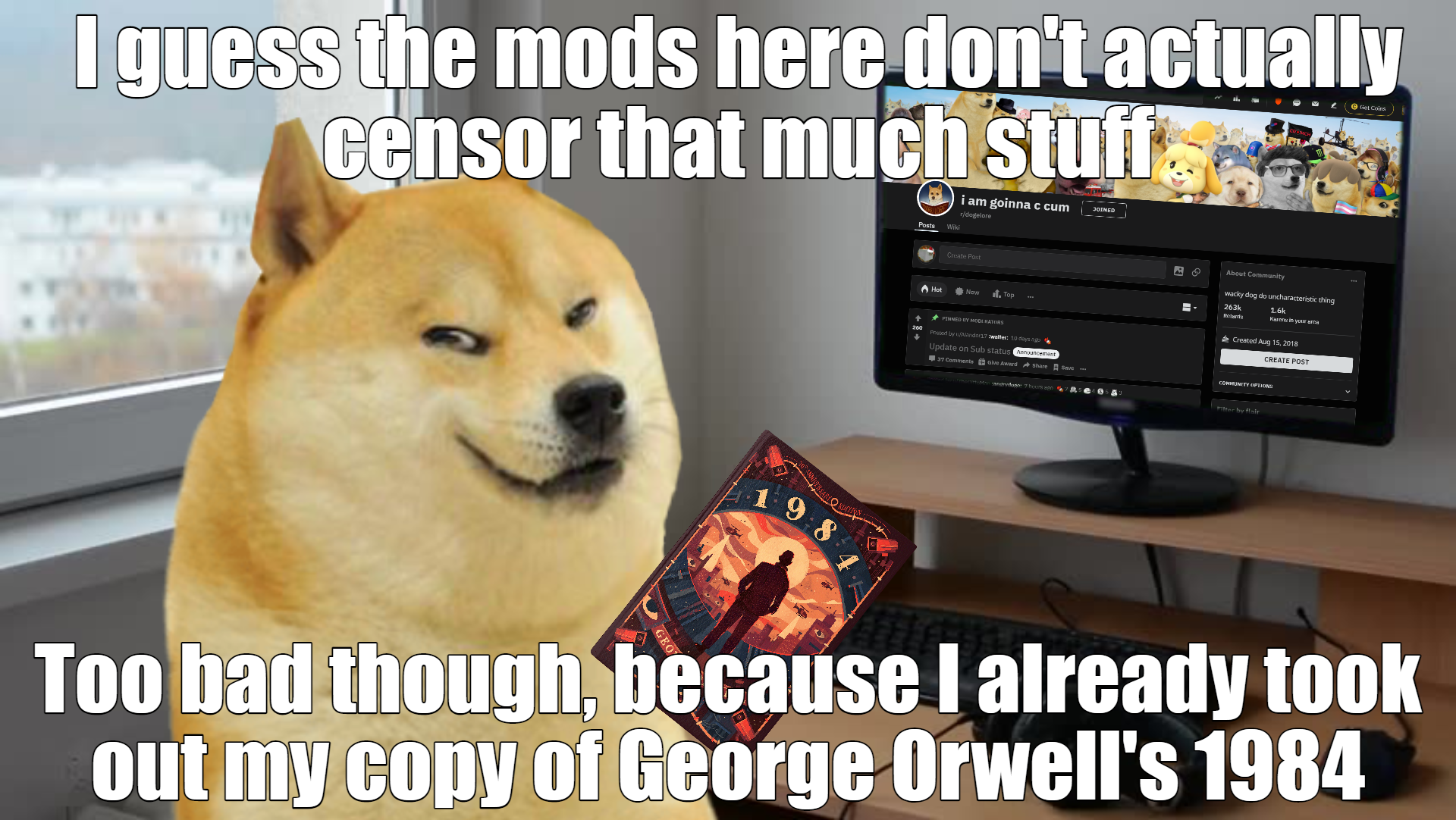 Doge gets banned from r/dogelore | /r/dogelore | Ironic Doge Memes ...