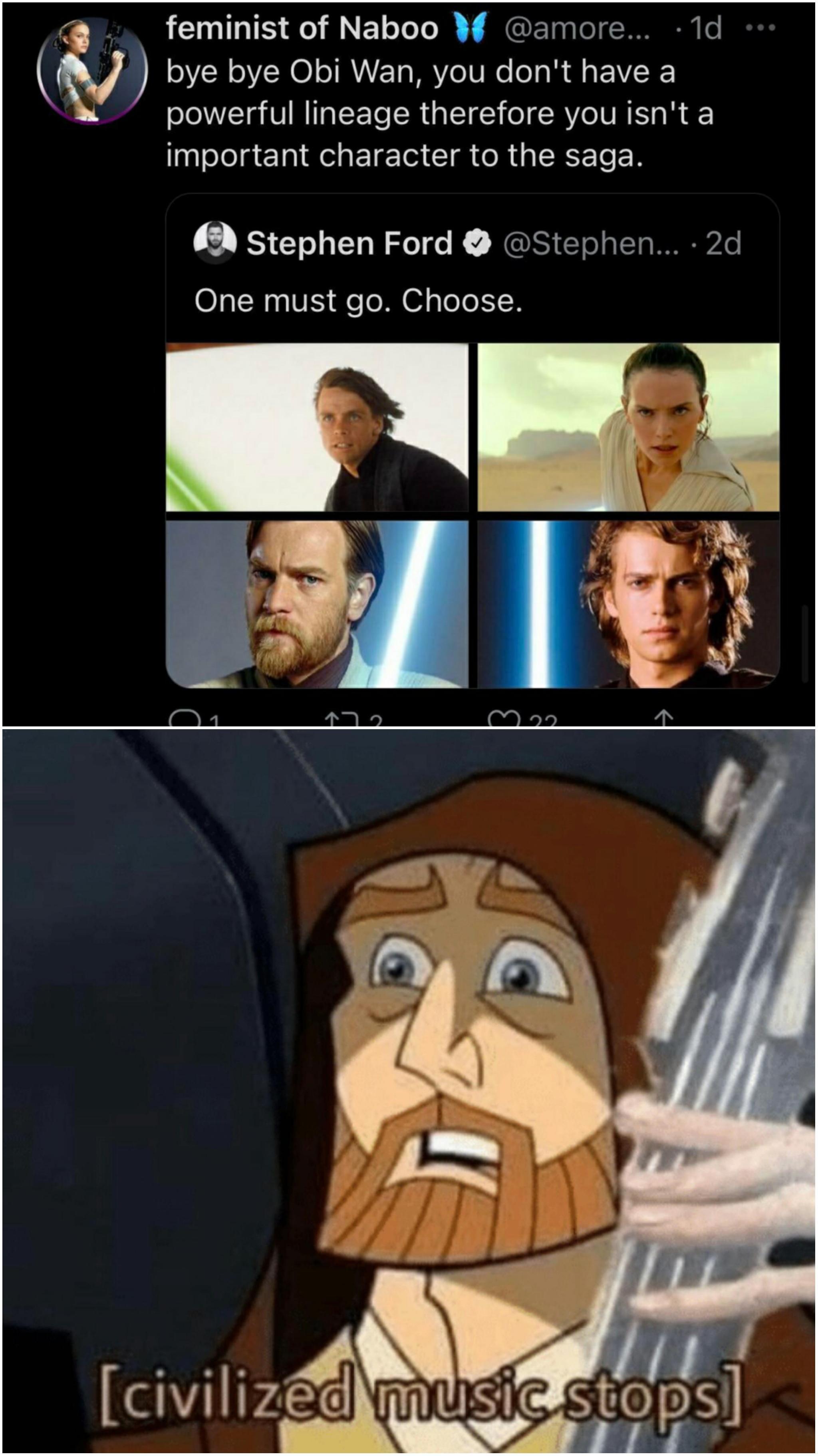 Such blatant blasphemy | /r/PrequelMemes | Prequel Memes | Know Your Meme