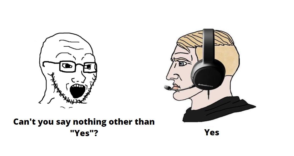 Headphone man | Yes Chad | Know Your Meme