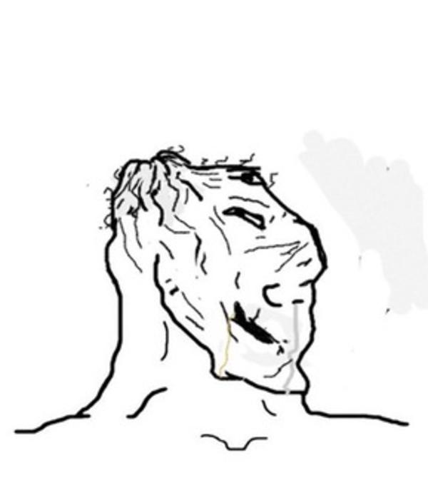 Crumpled brainlet | Brainlet | Know Your Meme